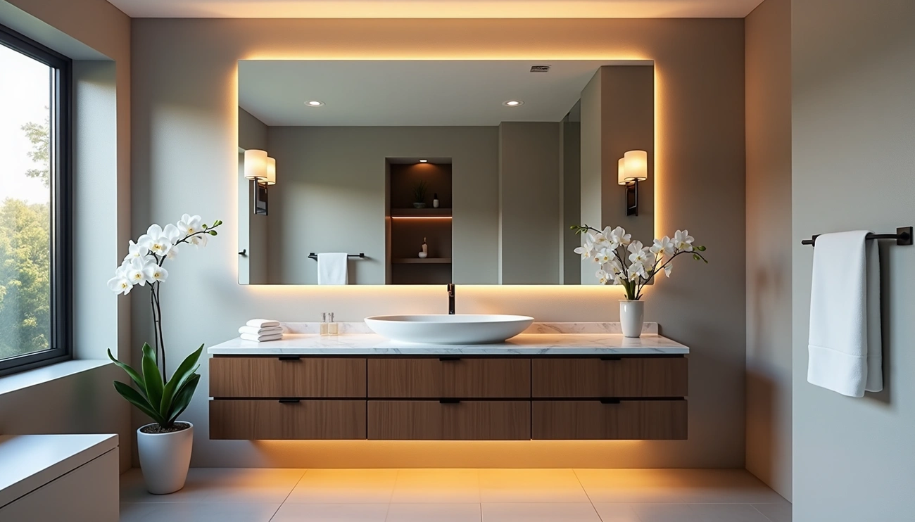 Master Bathroom Lighting Design